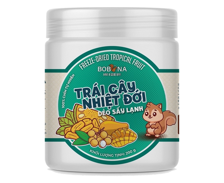 Trái cây nhiệt đới sấy lạnh